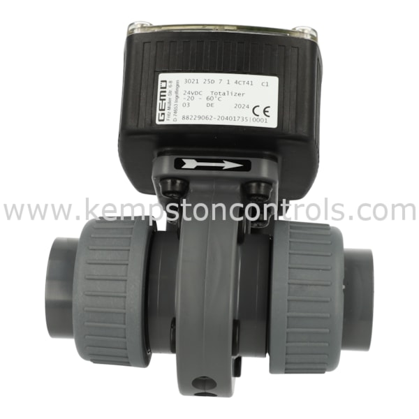 Gemu 3021 25D 7 1 4CT41 C1 GEMU FLOW TRANSMITTER 2/2-WAY BODY 24 V DC ...