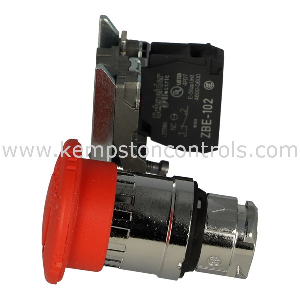 Schneider XB4BS8442 SCHNEIDER RED 40MM EMERGENCY STOP, SWITCHING OFF ...