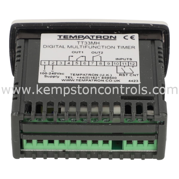 Tempatron TT33ML TEMPATRON DIGITAL MULTIFUNCTIONAL TIMER, 5 ...
