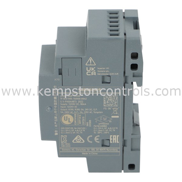 Siemens 6ED1055-1MB00-0BA2 SIEMENS LOGO! DM8 12/24R, EXP. MODULE PU/I/O ...