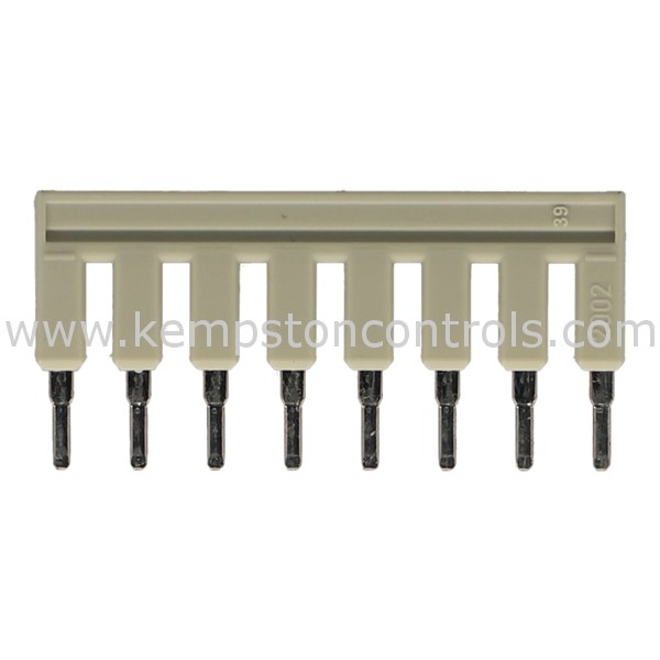 WAGO 2002-408 WAGO PUSH-IN TYPE JUMPER BAR, INSULATED 8-WAY LIGHT GREY ...