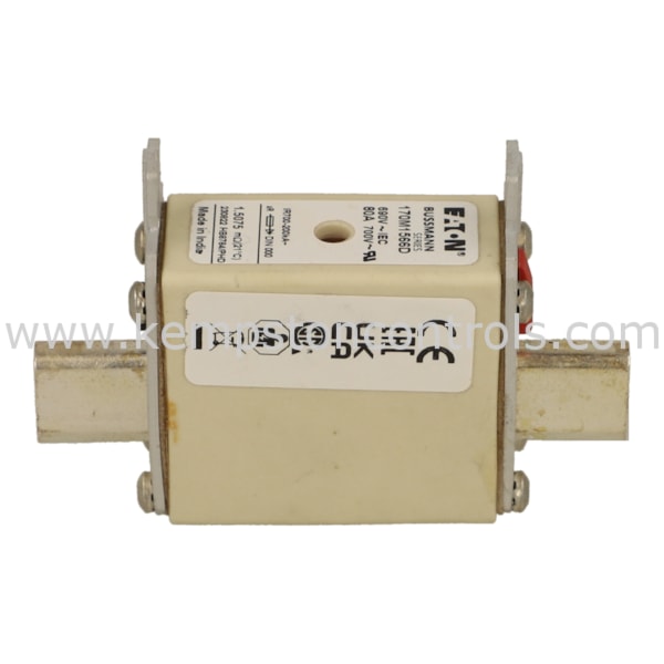 Bussmann 170M1566D BUSSMANN SQUARE BODY FUSE 80A 690V DIN 000 AR ...