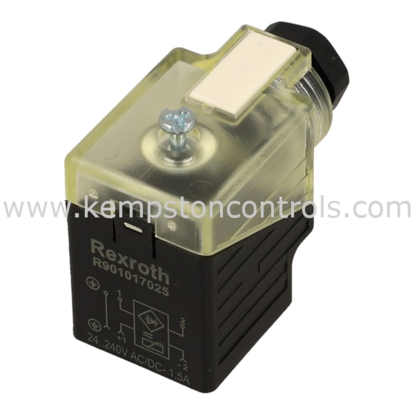 Rexroth R901017025 REXROTH RAC PLUG BLACK | Kempston Controls