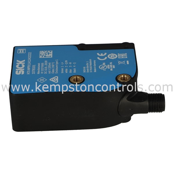 Sick KTX-WP91141242ZZZZ SICK CONTRAST SENSOR, 13MM RANGE, LED RGB ...