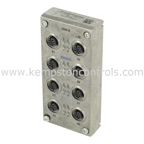 FESTO CPX-M-AB-8-M12X2-5POL FESTO MANIFOLD BLOCK, 5-PIN 8X SOCKET M12 ...