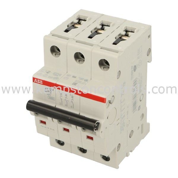 ABB S203M-D63 ABB MCB 10KA 3P 63A D-TYPE | Kempston Controls
