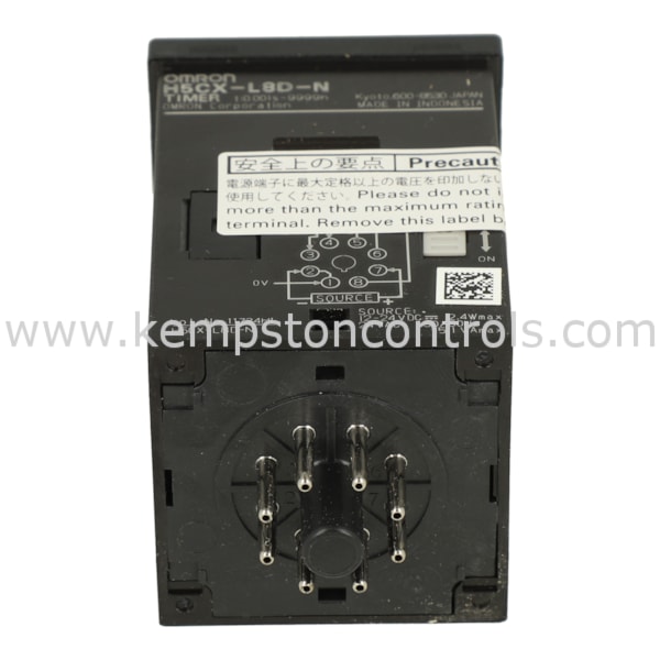 Omron H5CX-L8D-N OMRON TIMER, PLUG-IN 8-PIN, DIN 48X48MM, 4 PRESET & 4 ACTUAL TIME DIGITS, MULTI ...