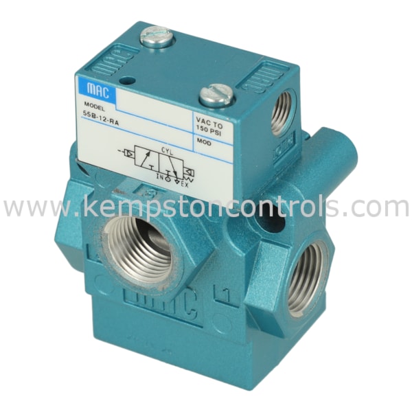 MAC Valves 55B-12-RA MAC VALVES SOLENOID VALVE, 55 SERIES REMOTE AIR ...