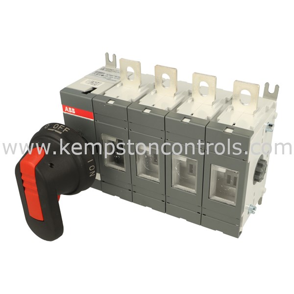 ABB OT250E04P ABB 4-POLE, FRONT OPERATED, BASE MOUNTED SWITCH ...