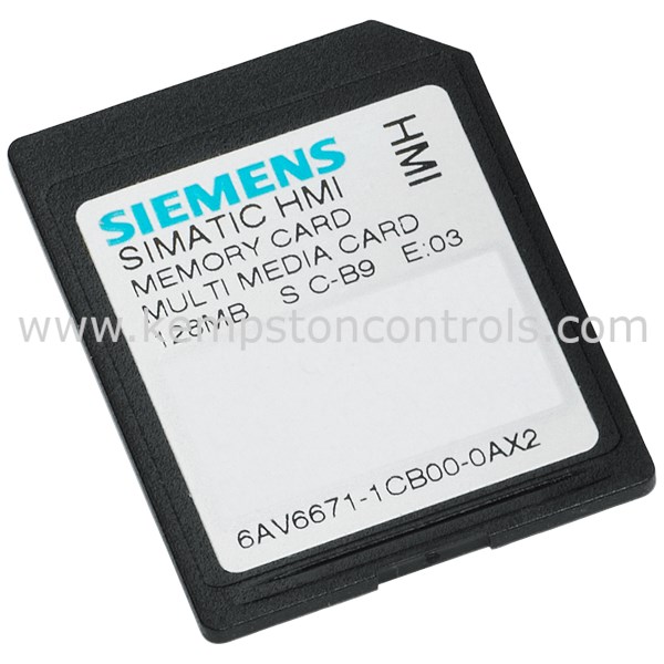 Siemens 6AV6671-1CB00-0AX2 MMC CARD 128 MB | Kempston Controls