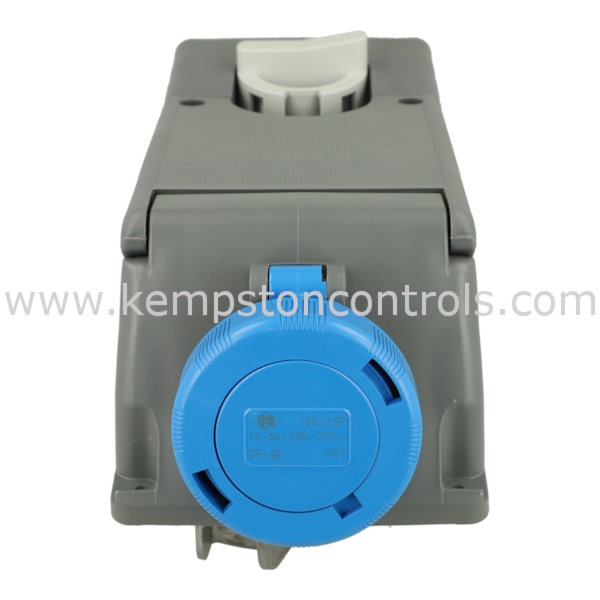 ILME TM1663SSP ILME SWITCHED SOCKET 2 POLES + PE, 6 H (BLUE), 16 A, 200 ...