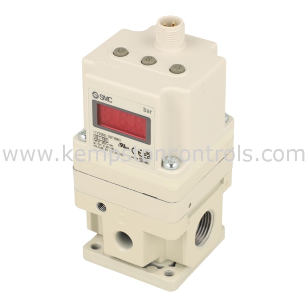 SMC ITV2050-33F3BN3 SMC ELECTRO-PNEUMATIC REGULATOR, ELECTRONIC VACUM, 24VDC, 1500 L/MIN FLOW ...