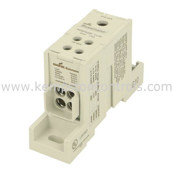 Bussmann PDBFS220 BUSSMANN DISTRIBUTION LOW VOLTAGE - NORTH AMERICAN ...
