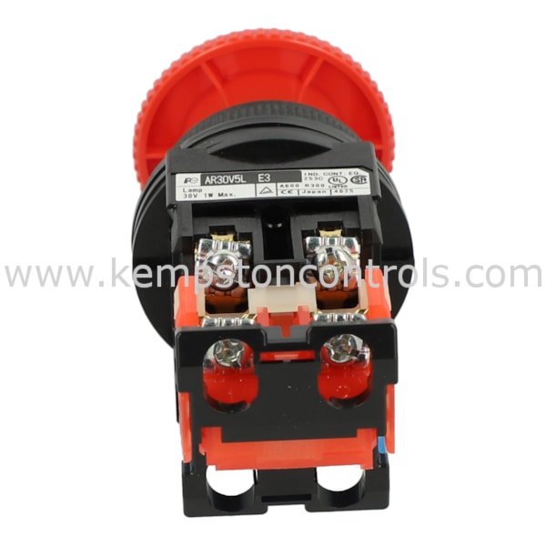 Fuji AR30V5L-11E3R FUJI E-STOP, PUSH LOCK TURN RESET 40MM WITH WHITE ...