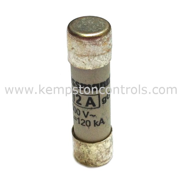 Bussmann C10G12 BUSSMANN FUSE 10x38 gG 500V 12A | Kempston Controls