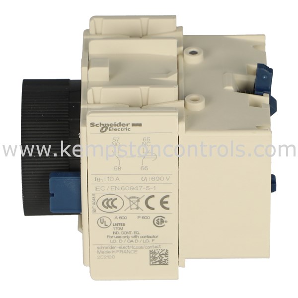 Schneider LADR2 SCHNEIDER TIME DELAY AUX CONTACT BLOCK OFF-DELAY 0.1 ...