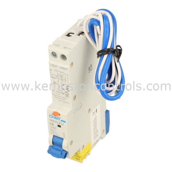 CHINT NB3LEU-A-C06 CHINT RCBO WITH OVER-CURRENT PROTECTION, SINGLE POLE ...