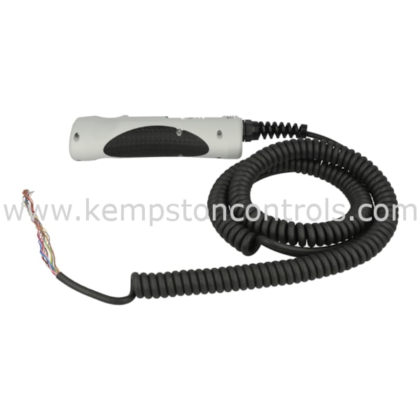 Euchner ZSM4200-124156 EUCHNER 3-STAGE ENABLING PUSHBUTTON SWITCH, COILED CONNECTING CABLE, 5 M ...