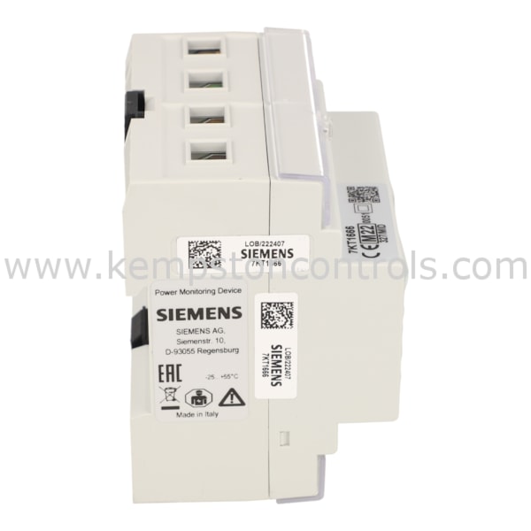 Siemens 7KT1666 SIEMENS SENTRON MEASURING DEVICE, STANDARD RAIL, SCREW ...