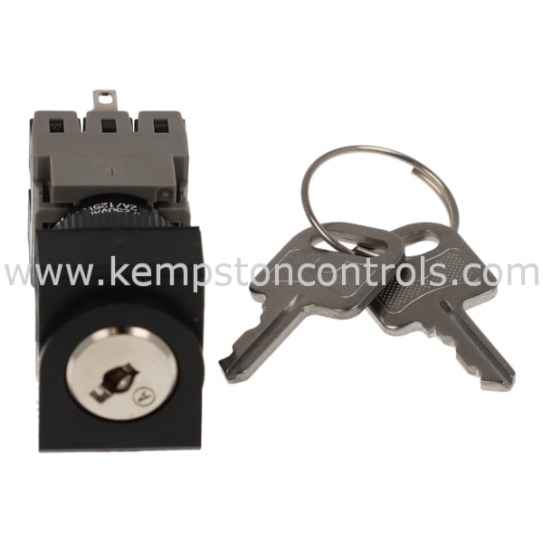 Fuji AH165-J2A11A FUJI SELECTOR SWITCH KEY, RECTANGULAR BEZEL 2 POS ...
