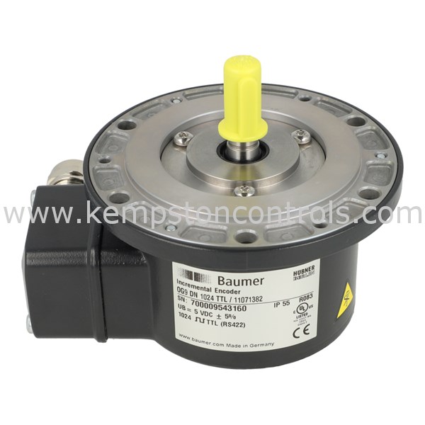 Baumer Hubner OG9 DN 1024 TTL BAUMER HUBNER INCREMENTAL ENCODER, 1024 ...