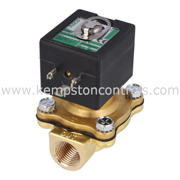 ASCO SCE210D402E.24/DC ASCO PILOT OPERATED SOLENOID VALVE, 2/2 NC, 1/2 ...