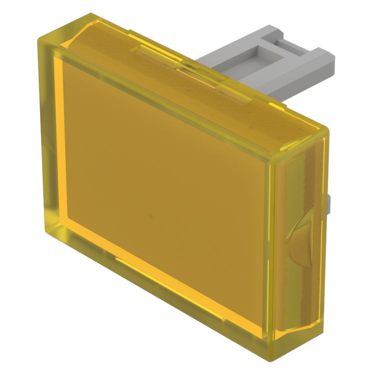 EAO 31-903.4 EAO LENS YELLOW FLAT 15.2X21.2 PLASTIC TRANSPARENT ...