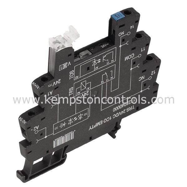 Weidmuller 1123240000 WEIDMULLER TERMSERIES RELAY SOCKET, 1 CO, 24 VDC, 10A, SCREW CONNECTION ...