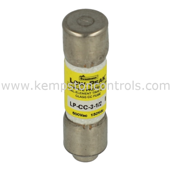 Bussmann LP-CC-3-1-2 BUSSMANN TIME-DELAY FUSE, 3 1/2A, 600V, 10.3 X 38 ...