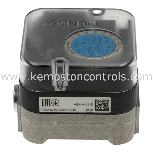 Dungs LGW 50 A4 AG-M-MS9-V0-VS3 ST-SE DUNGS LGW 50 A4, DIFFERENTIAL AIR PRESSURE SWITCH (THREAD ...