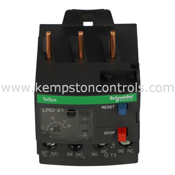 Schneider LRD21 SCHNEIDER THERMAL OVERLOAD RELAY 12 - 18A (CLASS 10A ...