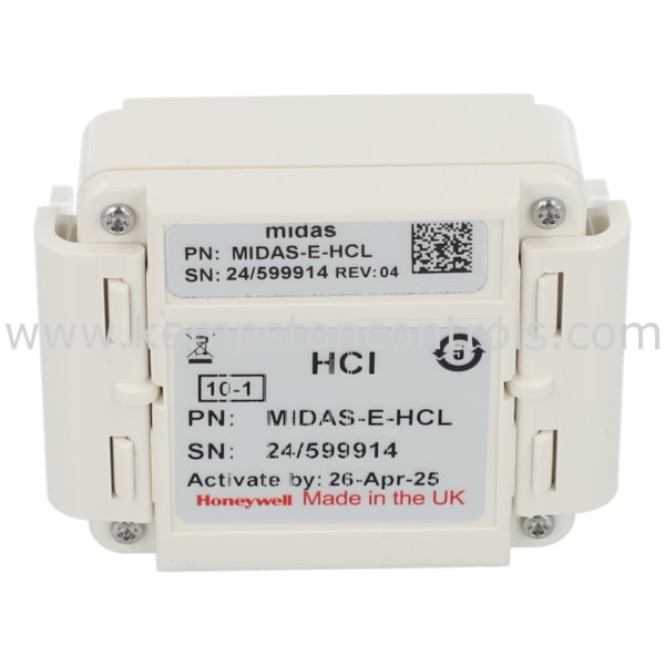 Honeywell Analytics MIDAS-E-HCL HONEYWELL ANALYTICS MIDAS GAS DETECTOR ...