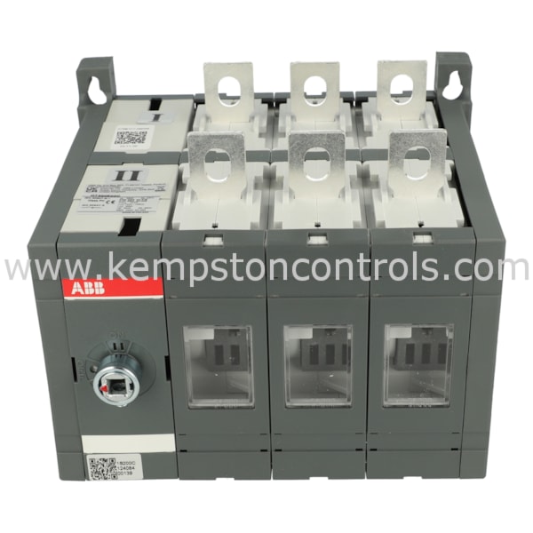 ABB OT250E03C ABB CHANGE-OVER SWITCH, 3 POLE, 250A | Kempston Controls