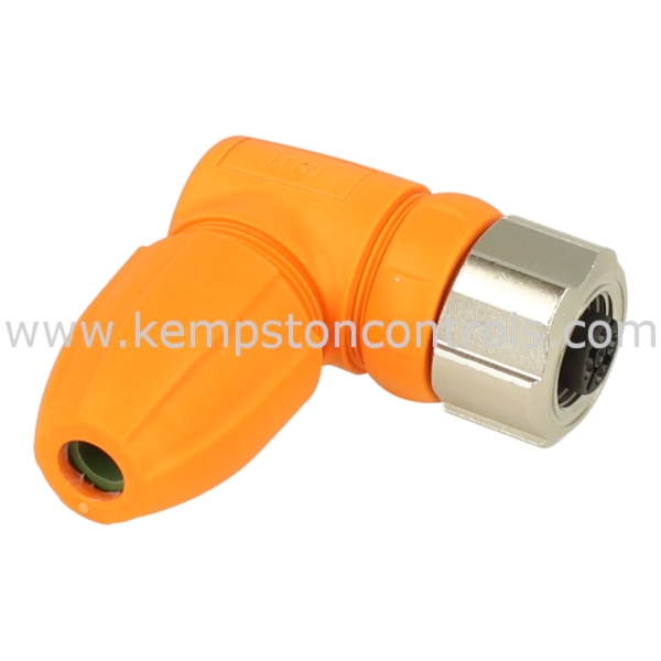 IFM EVC815 IFM M12 FEMALE FIELD ATTACHABLE PLUG, 4 PIN, SCREW TERMINALS ...