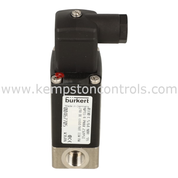 Burkert 00467705 BURKERT SOLENOID VALVE, 3/2-WAY, 24 V, ORIFICE SIZE 2 ...
