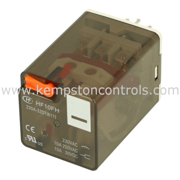 Hongfa HF10FH230A3ZDT HONGFA 3 POLE 11 PIN PLUG IN RELAY 230VAC ...