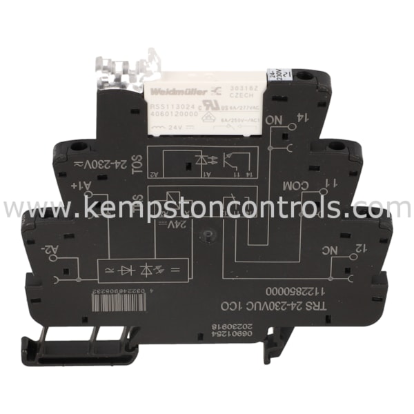 Weidmuller 1122850000 WEIDMULLER TERM SERIES RELAY MODULE, 1 CO AGNI ...