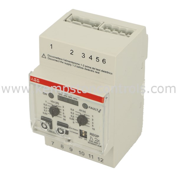 ABB 2CSJ203001R0002 ABB RESIDUAL CURRENT MONITOR, 230-400VAC, DIN RAIL ...