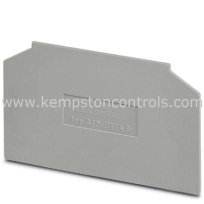 Phoenix 0790417 PHOENIX END COVER, 43.5X1.5X40.8MM, GRAY, 1.5X40.8X43 ...