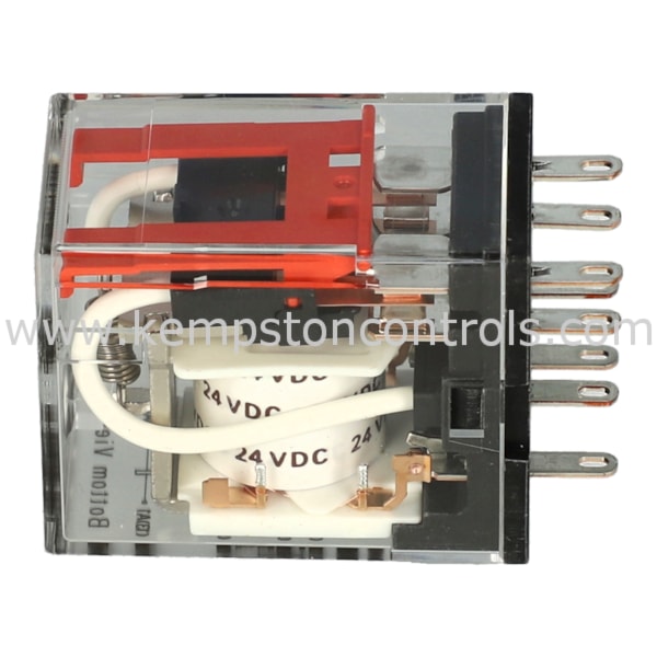 Omron MY2-GS-R DC24 OMRON RELAY, PLUG-IN, 8-PIN, DPDT, 10 A, MECHANICAL INDICATOR, 24 VDC ...