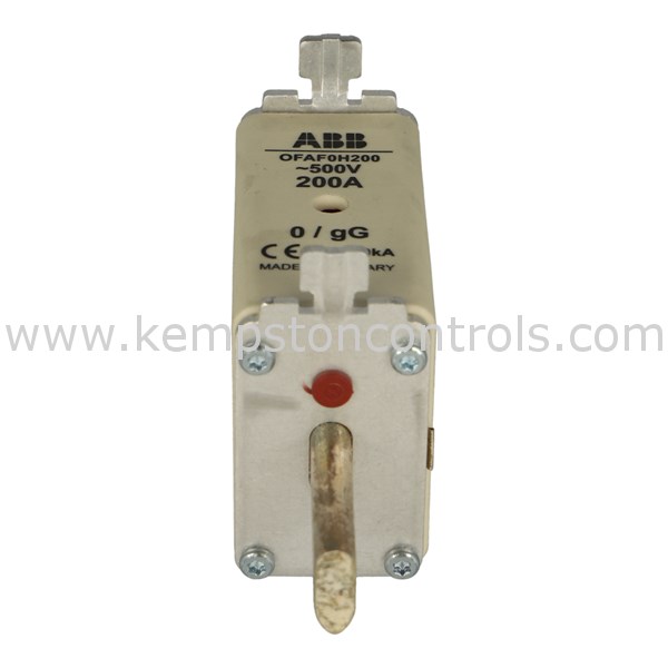 ABB OFAF0H200 ABB 200A DIN RATED SIZE FUSE | Kempston Controls