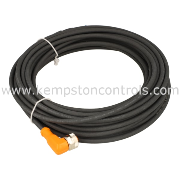 IFM EVC549 IFM CONNECTING CABLE WITH SOCKET, M12 CONNECTOR ANGLED, 10M ...
