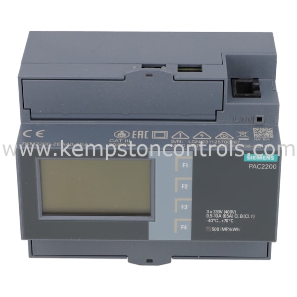 Siemens 7KM2200-2EA40-1EA1 SIEMENS SENTRON PAC2200 DIN RAIL POWER ...