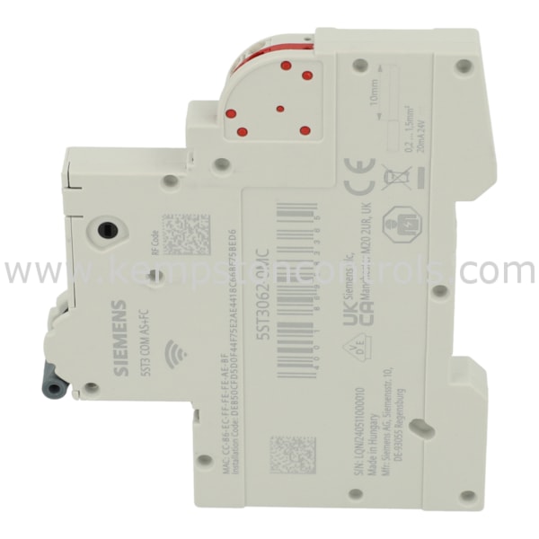 Siemens 5ST3062-0MC SIEMENS 5ST3 COM AUXILIARY SWITCH + FAULT SIGNAL ...