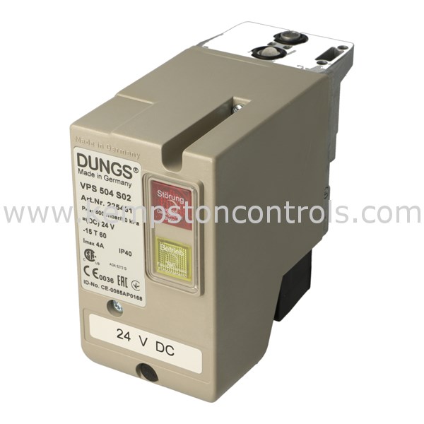 Dungs VPS 504 S02 24VDC DUNGS VPS 504 VALVE PROVING SYSTEMS, 24VDC ...