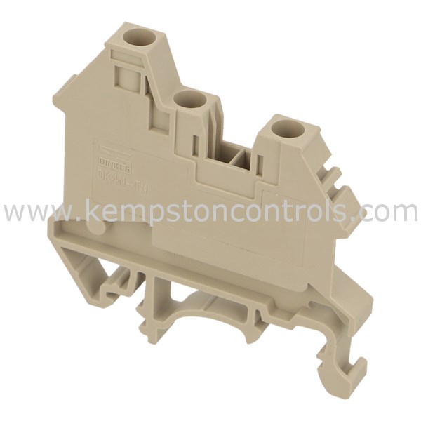 Dinkle DK4N-TN DINKLE 4MM 3 WAY 35MM DIN RAIL TERMINAL GREY | Kempston ...
