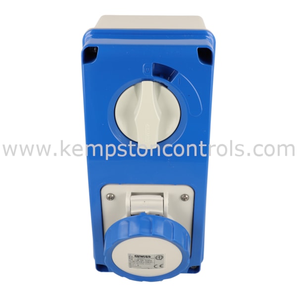 Gewiss GW66204N GEWISS VERTICAL SWITCHED INTERLOCKED SOCKET ,16A, 2POLE ...