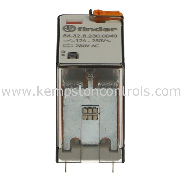 Finder 56.32.8.230.0040 FINDER PLUG-IN RELAY DPCO 12A 230VAC | Kempston Controls