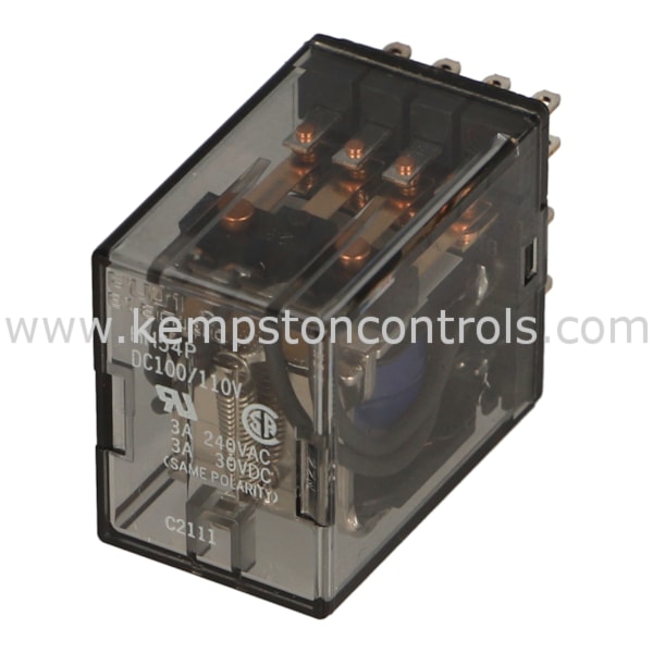 Fuji HH54P/100DC FUJI RELAY, DC100/110V 4 POLE PLUG IN TYPE | Kempston Controls