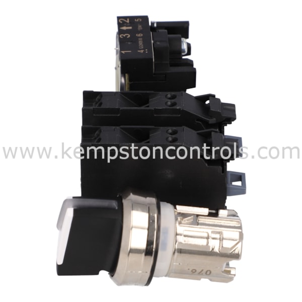 Siemens 3SU1150-2BL60-3LA0 SIEMENS SELECTOR SWITCH, ILLUMINABLE, 22MM, WHITE, 3 POSITIONS, 2 X ...